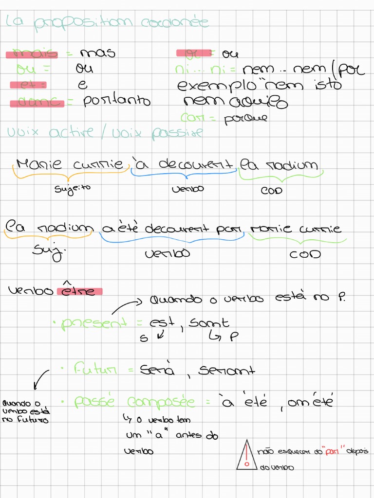 Francês Gramática | PDF
