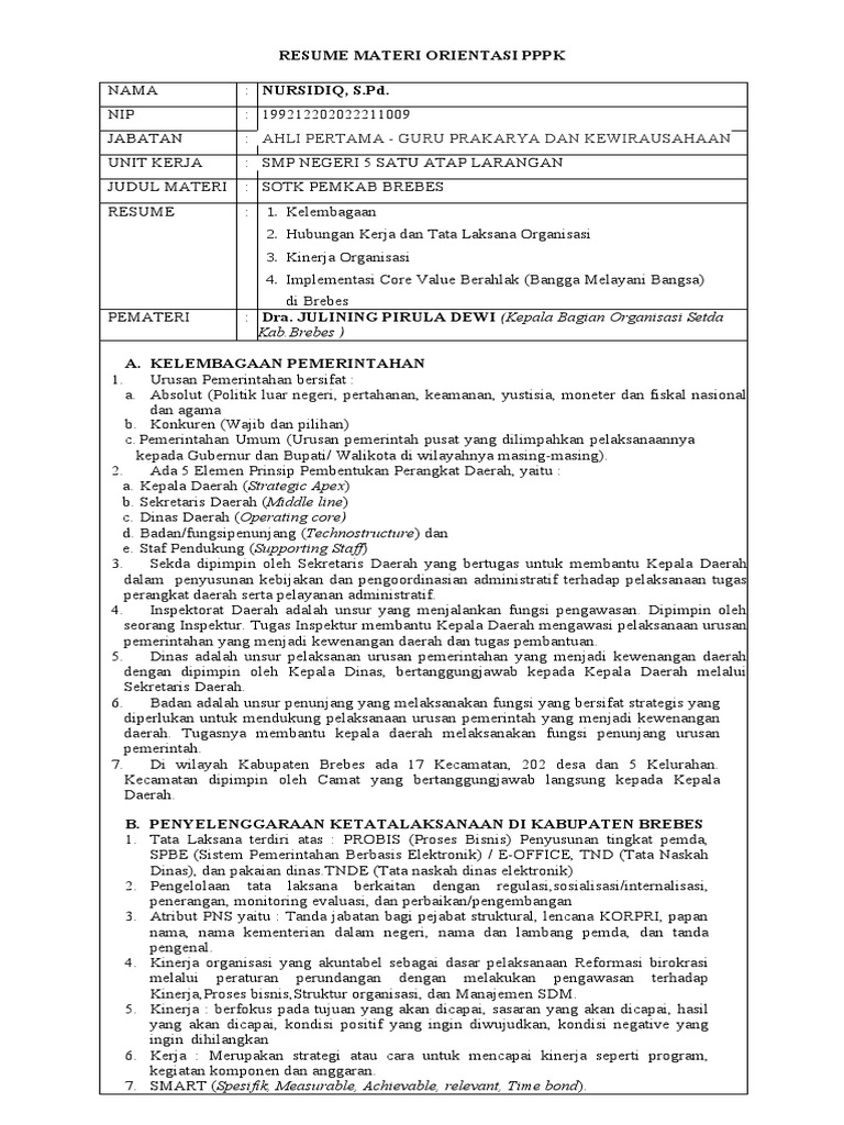 Nursidiq_Resume Hari Ke 1 Sesi 1 | PDF