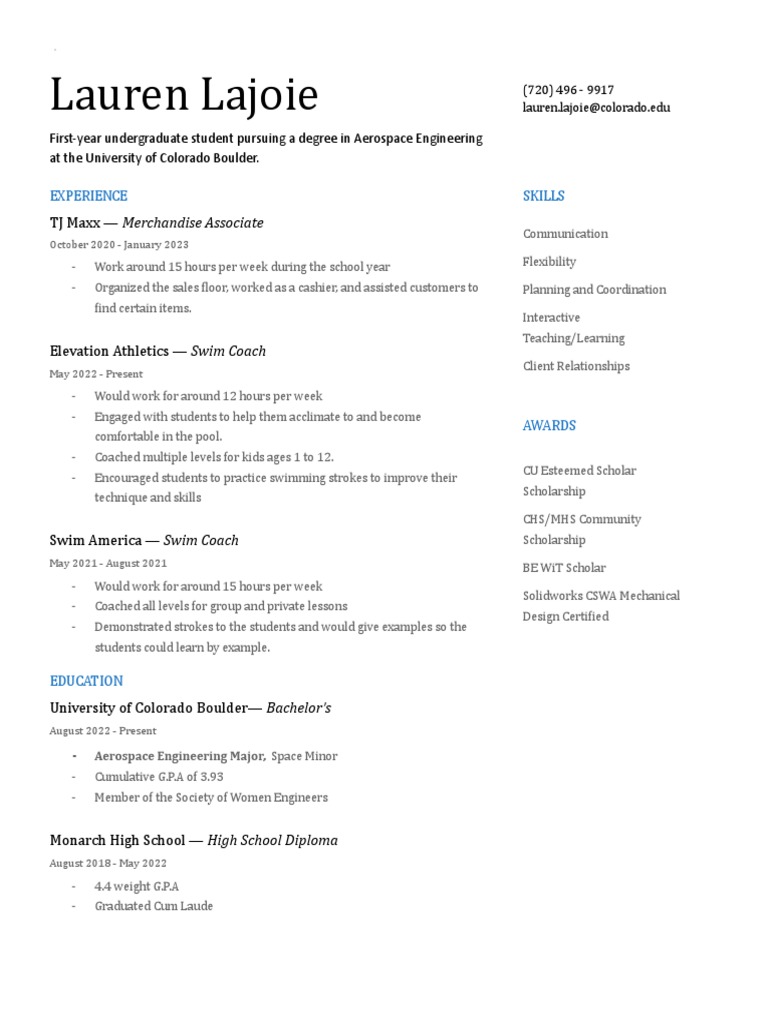 Resume - Update April 2023 1 | PDF | Educational Stages