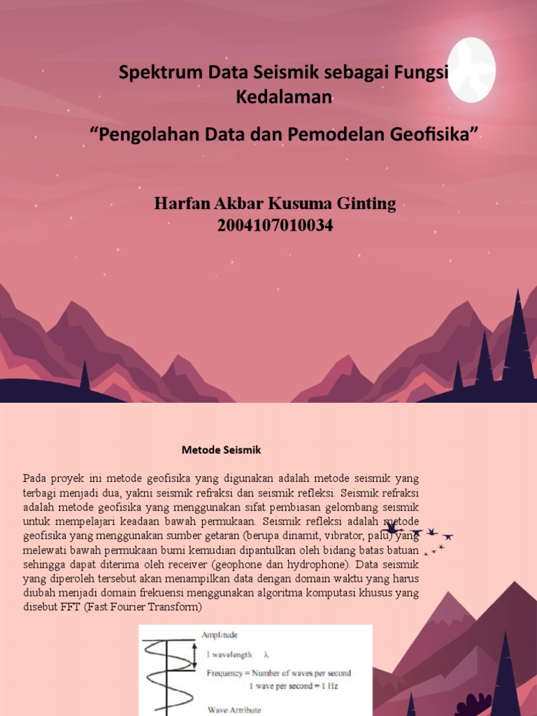 Pengolahan data dalam Geofisika | PDF