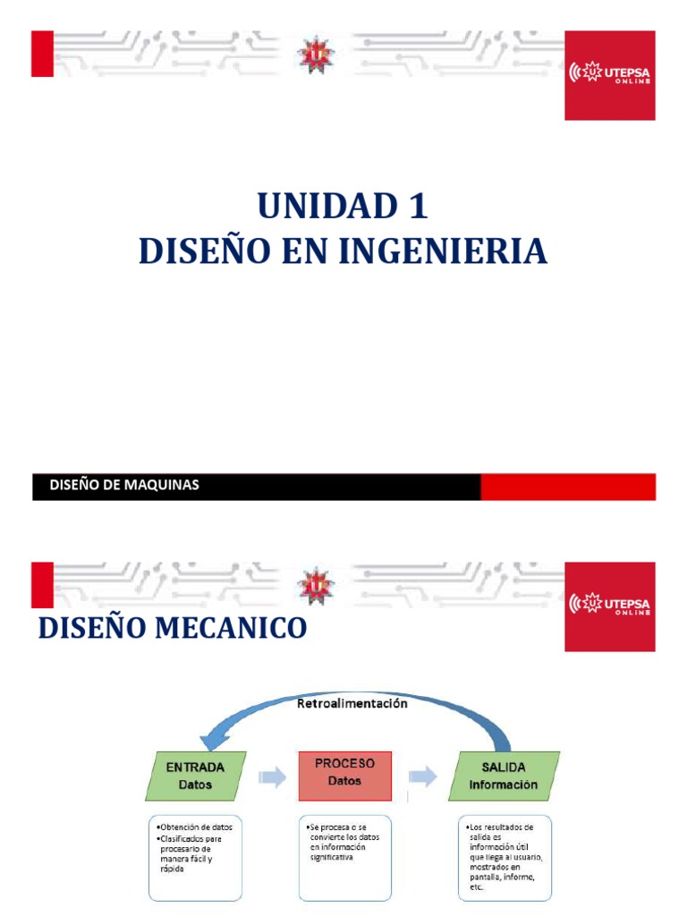 Unidad 1 Diseño en Ingenieria | PDF | Diseño | Ingeniería
