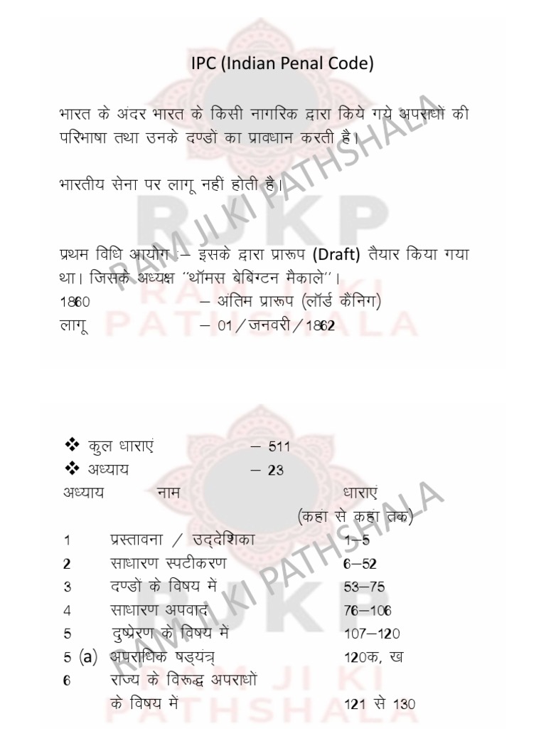 RJKP Mool Vidhi (Ipc) File123 | PDF