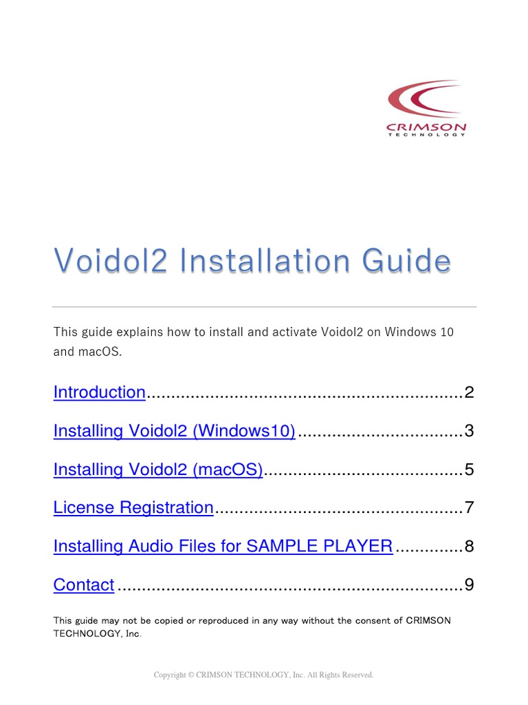 Voidol Installation Guide (English) | PDF | Installation (Computer Programs) | Windows 10