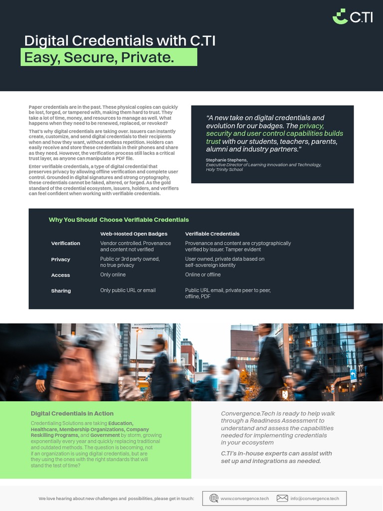 Intro To Digital Credentials | Download Free PDF | Authentication ...