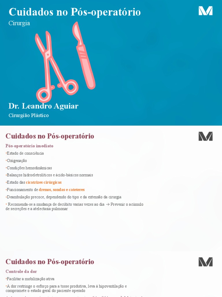 Cuidados Pós-Operatórios Essenciais | PDF | Infecção | Cirurgia