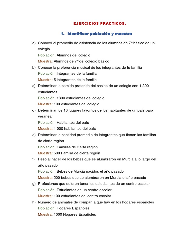 Ejercicios Practicos | PDF