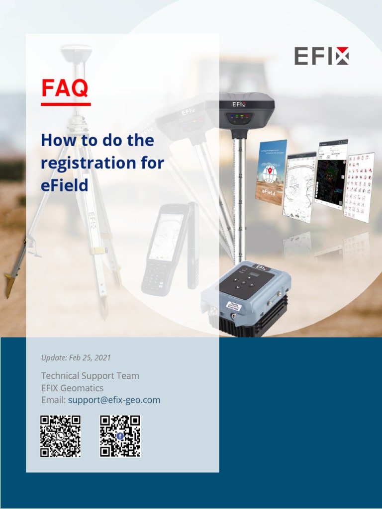 EFIX How To Register The Efield | PDF