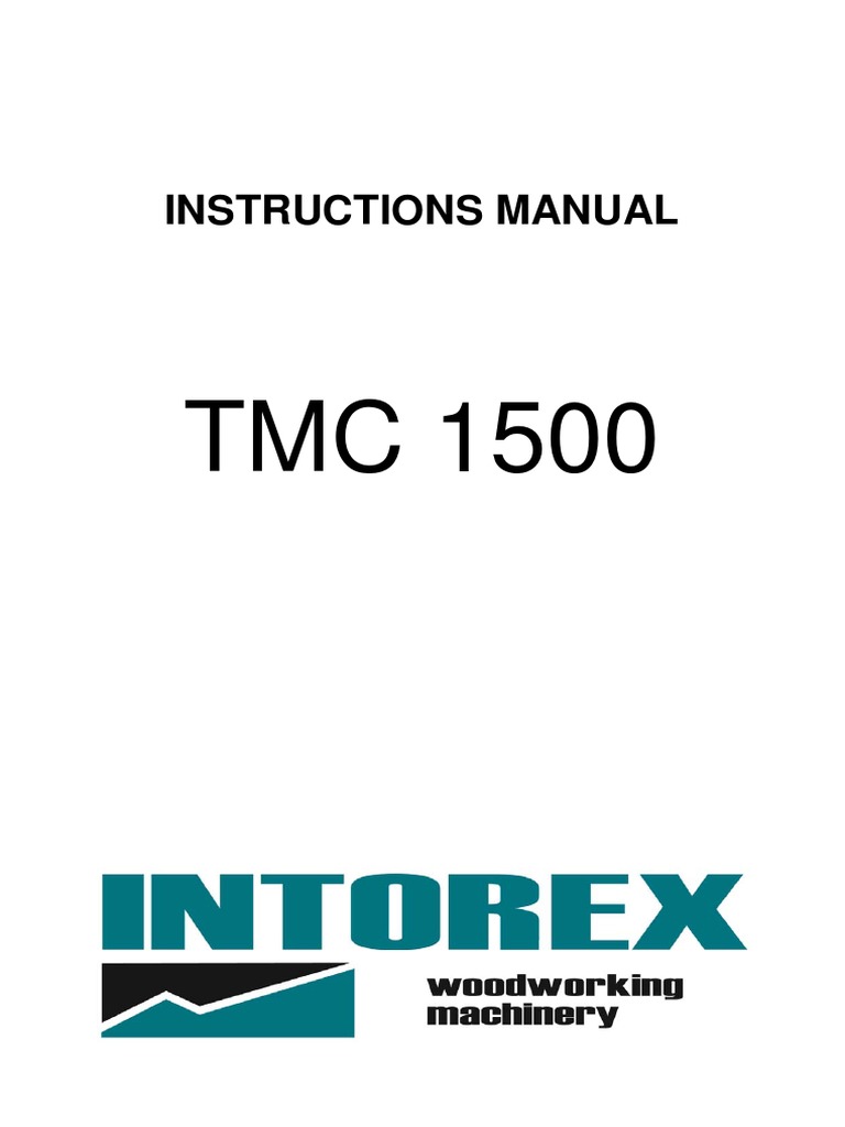 TMC-1500 Instructions Manual | PDF | Mains Electricity | Switch