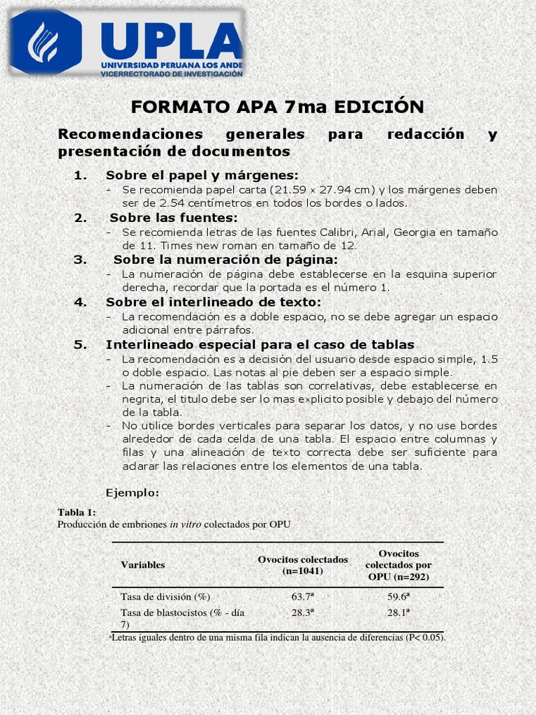 Ejemplo De Formato Apa 7ma Edicion