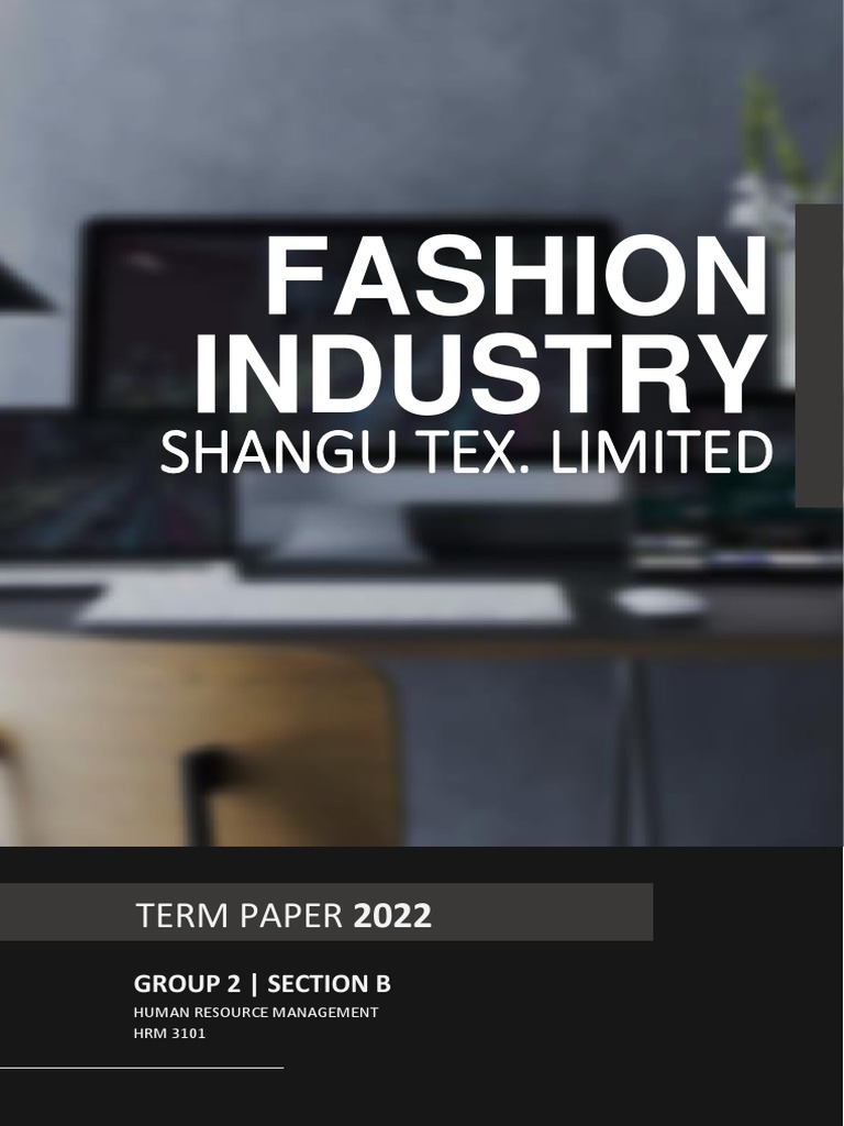 Shangu Tex Limited: HRM Insights Report | PDF | Enterprise Resource ...