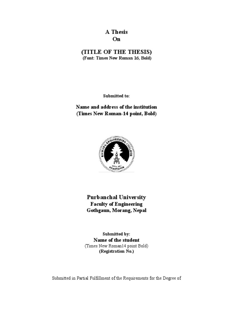 PU Thesis-Format 2021 | PDF