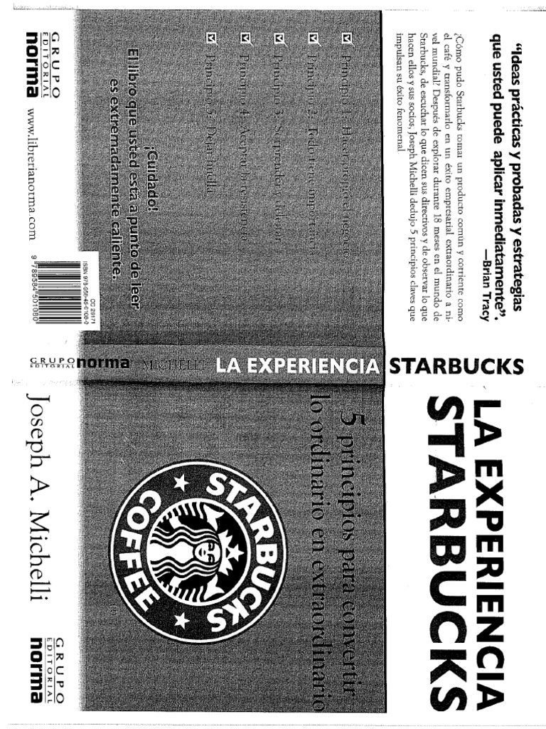 Libro La Experiencia Starbucks | PDF