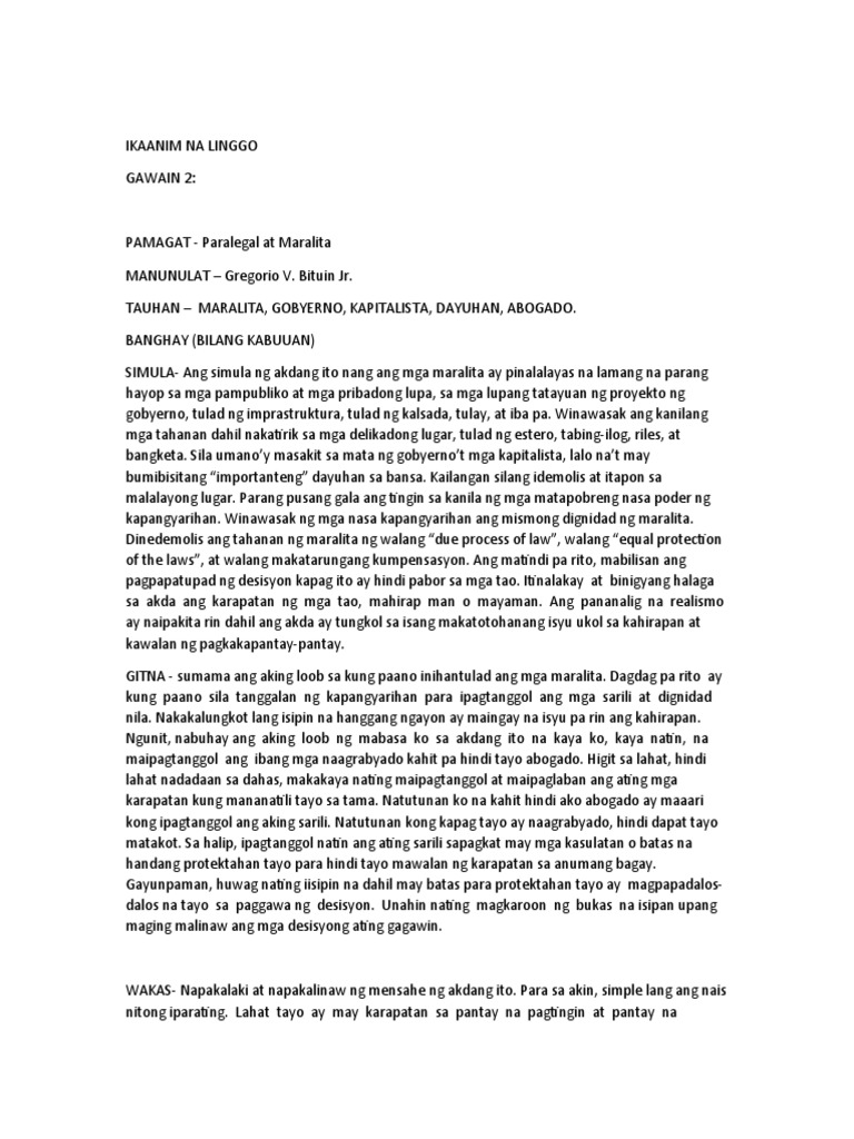 Ikaanim Na Linggo | PDF