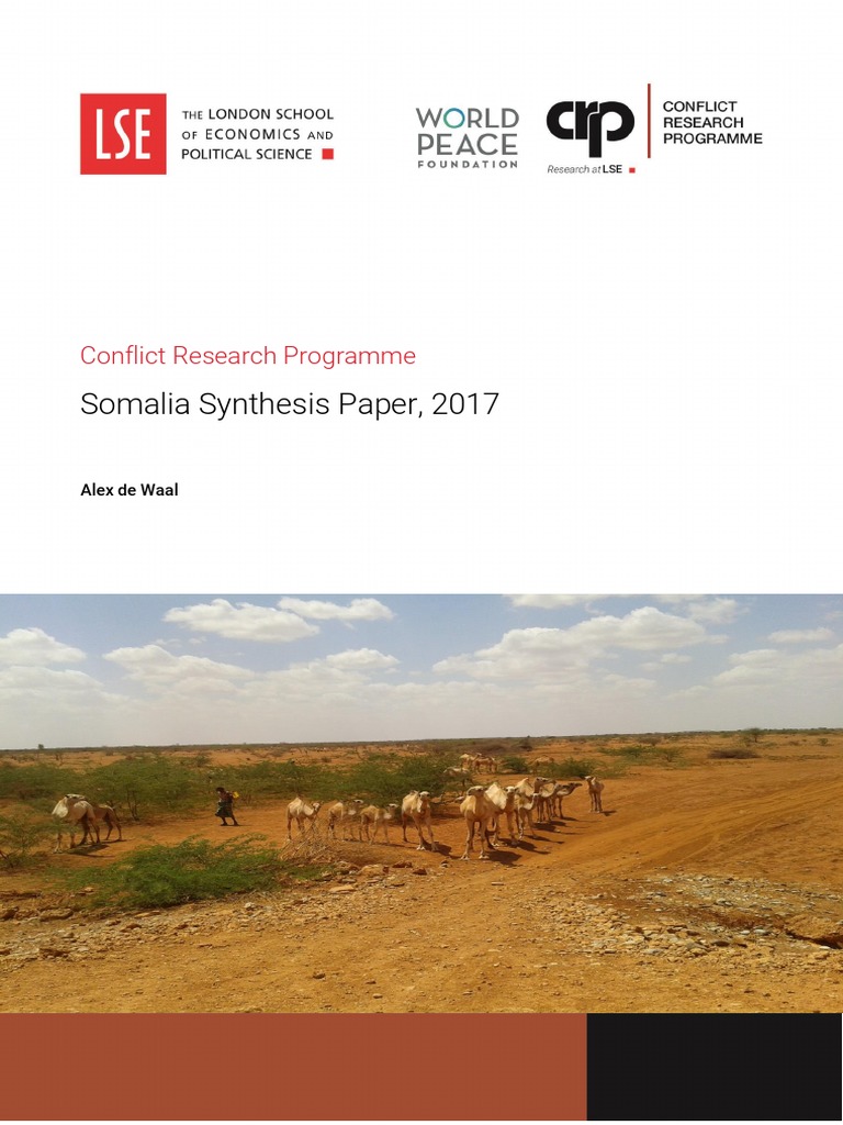 De Waal Somalia Synthesis Paper Published | PDF | Somalia | Governance