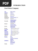 Ford Motor Company CEO History | PDF | Vehicle Industry | Ford Motor ...