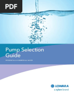 BROCHURE Xylem - Pump Selection Guide 0412 | PDF | Pump | Water