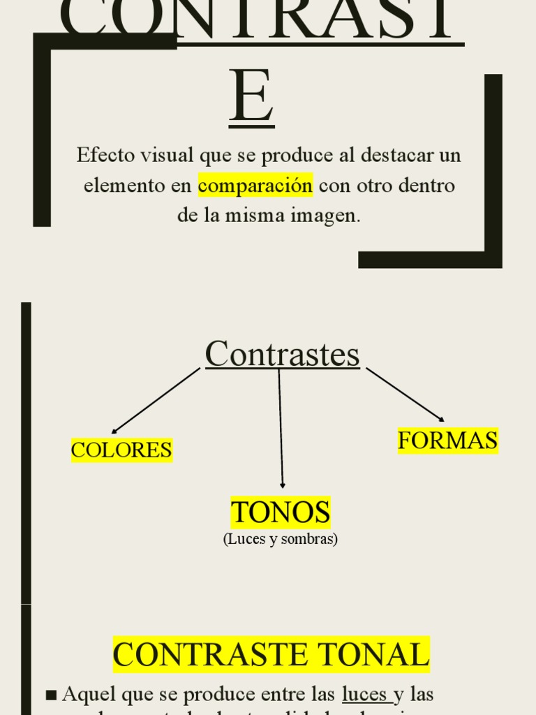 Ejemplos de Contraste Tonal en Fotografía | PDF