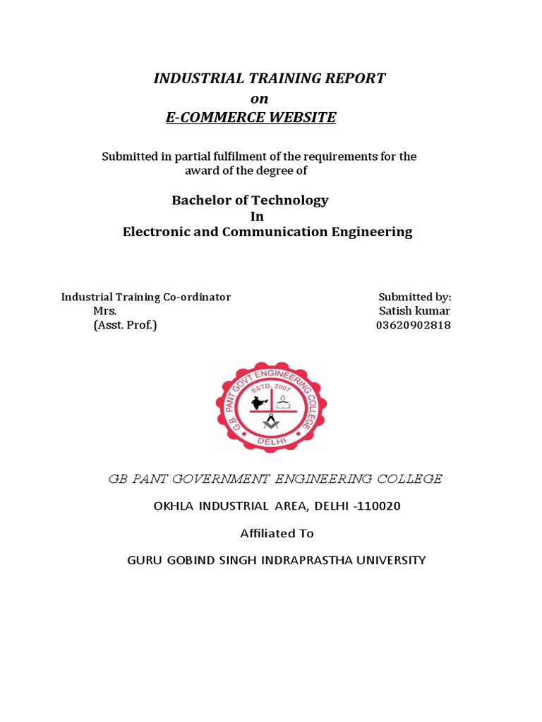 Satish Report | PDF | World Wide Web | Internet & Web