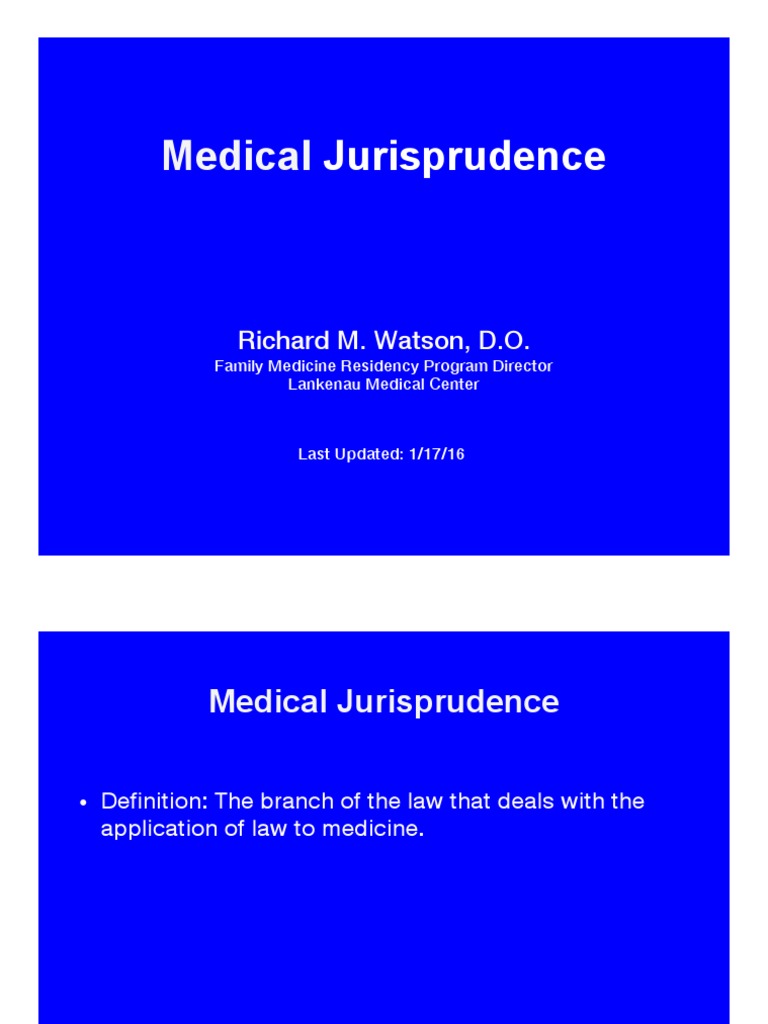 Medical Jurisprudence | PDF | Informed Consent | Medical Ethics