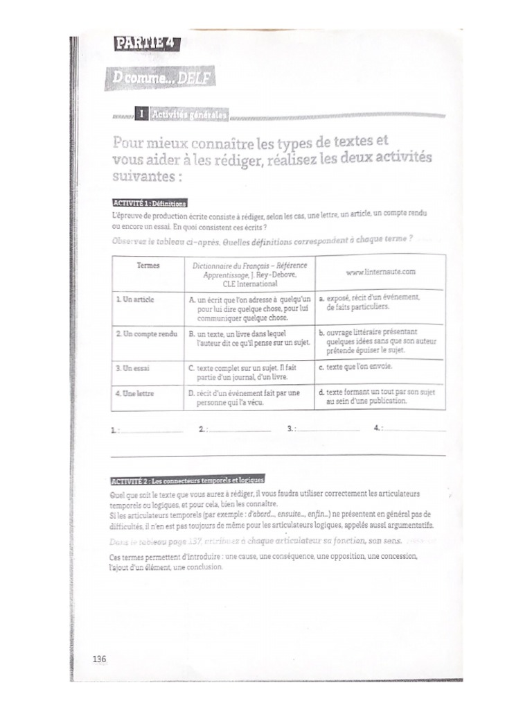Pour Mieux Connaître Les Types de Textes Et | PDF