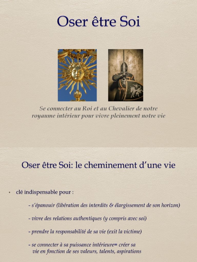 Oser Être Soi | PDF