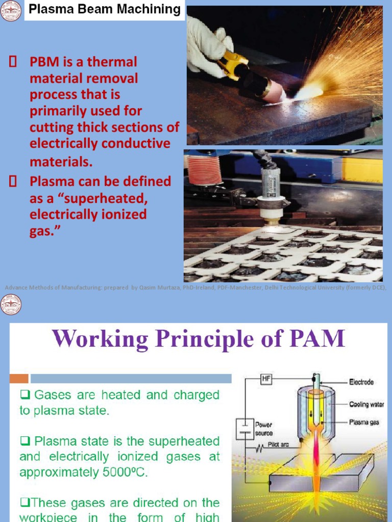 Plasma Beam Machining | PDF | Electric Arc | Plasma (Physics)