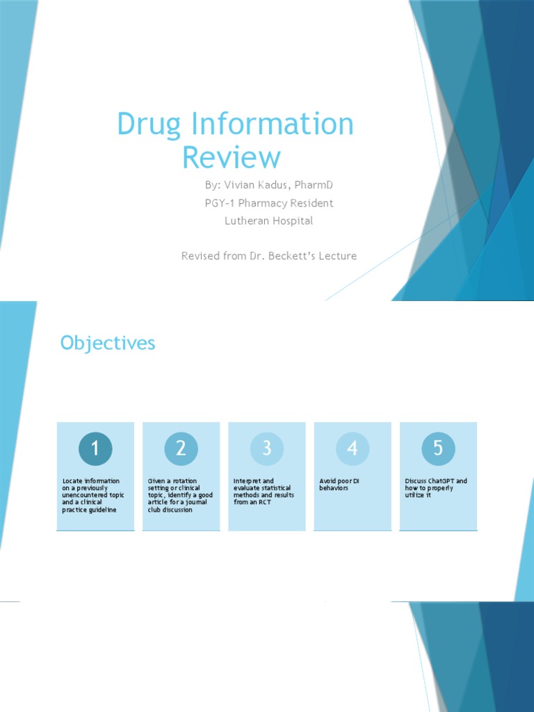 Drug Information Review | PDF | P Value | Statistical Significance Drug Information Review | PDF | P Value | Statistical Significance