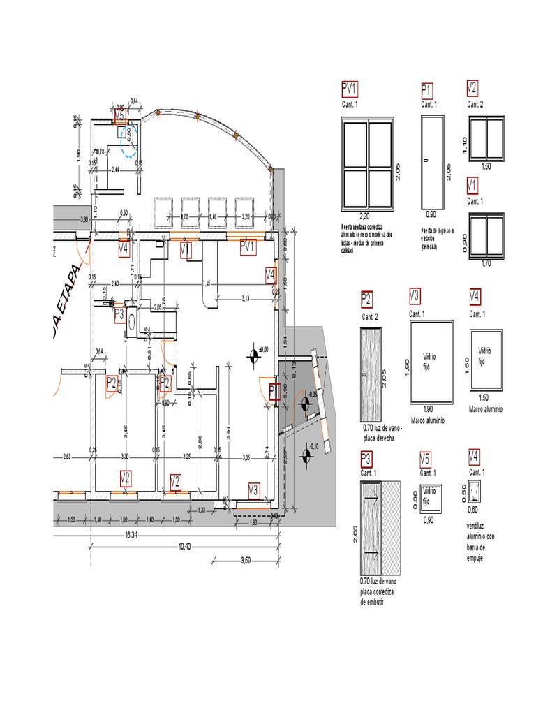 Aberturas Plano | PDF