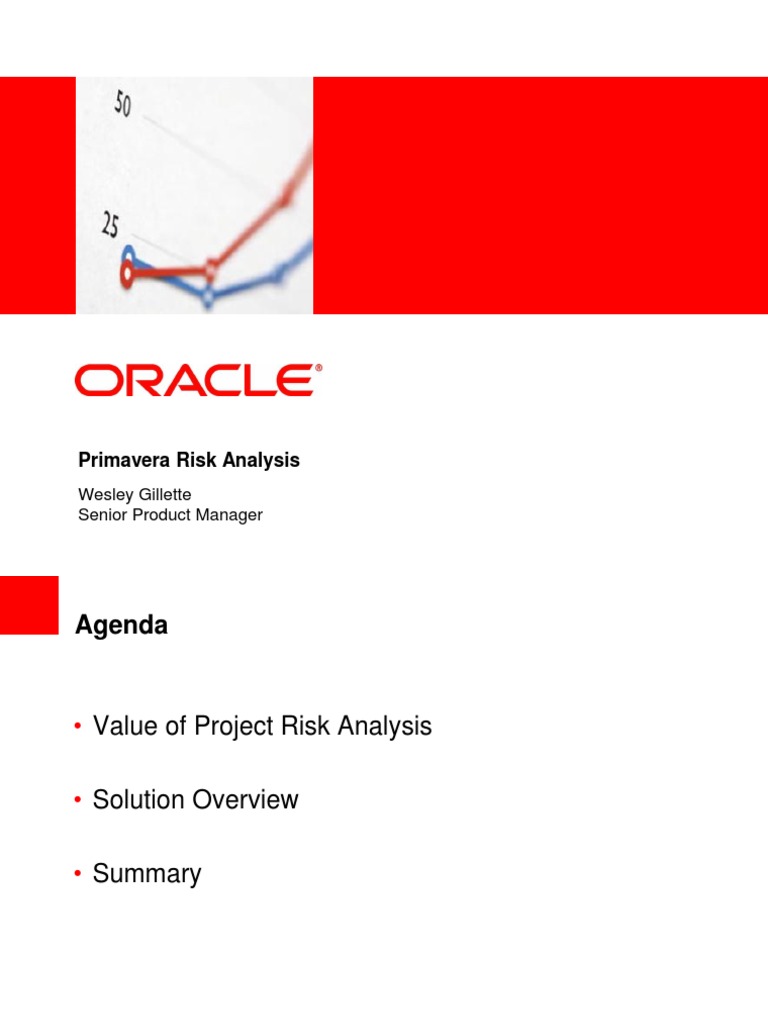Oracle Primavera Risk Analysis Overview (Full) 1 | PDF | Risk ...