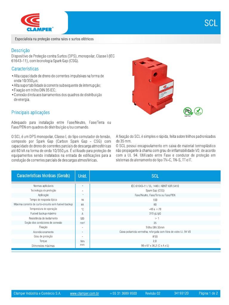 Clamper SCL | PDF