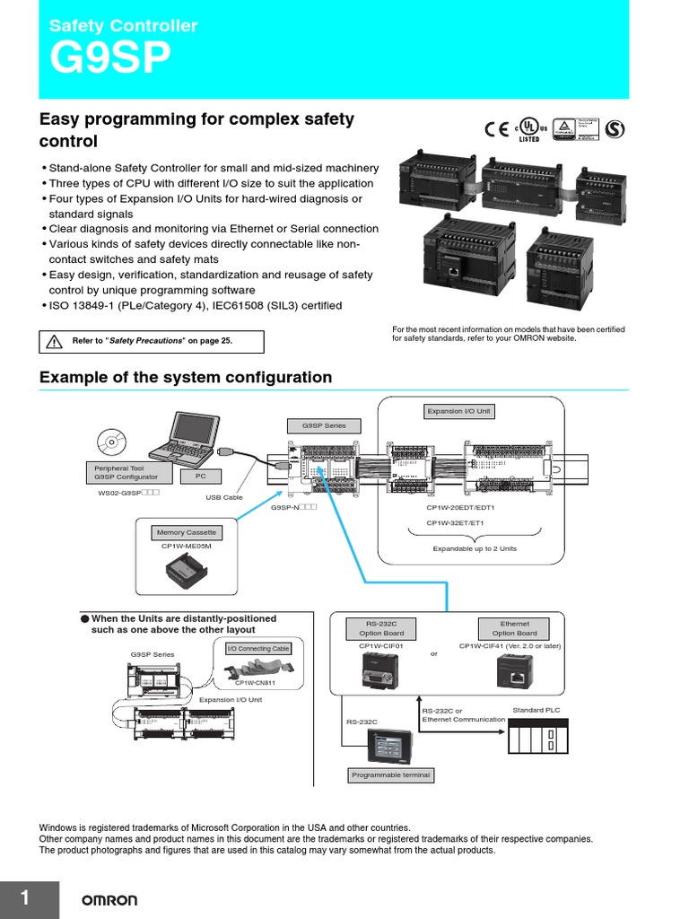 OMRON | PDF | Manufactured Goods | Electrical Engineering