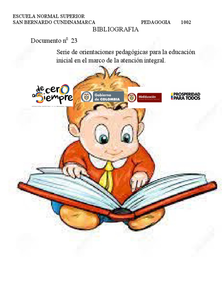 La Literatura En La Primera Infancia Pdf