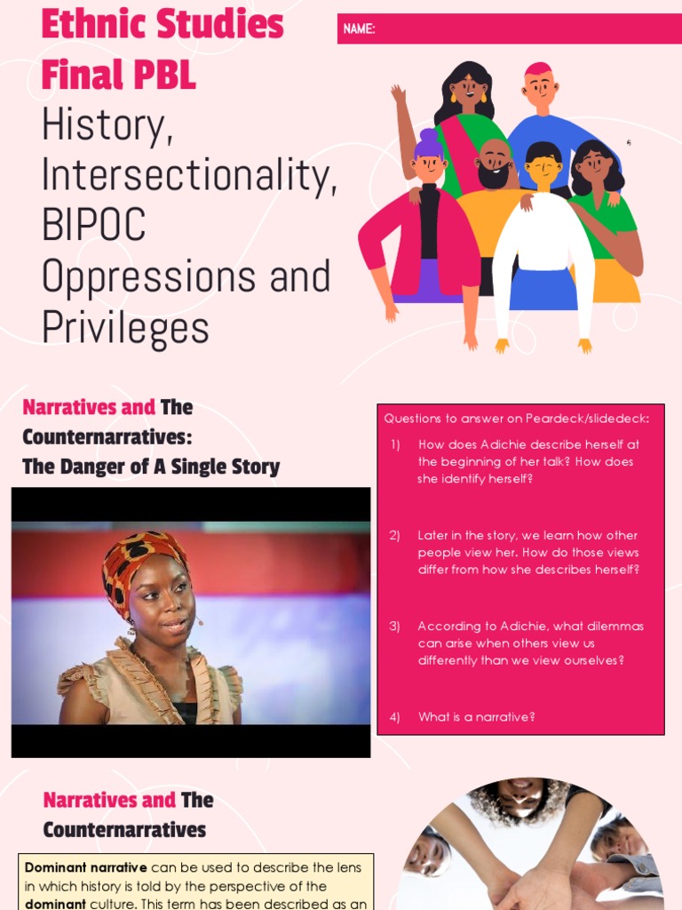 Olivia Aguilar - Student Version Ethnic Studies PBL Week by Week Slide Deck Is Due December 3rd ...