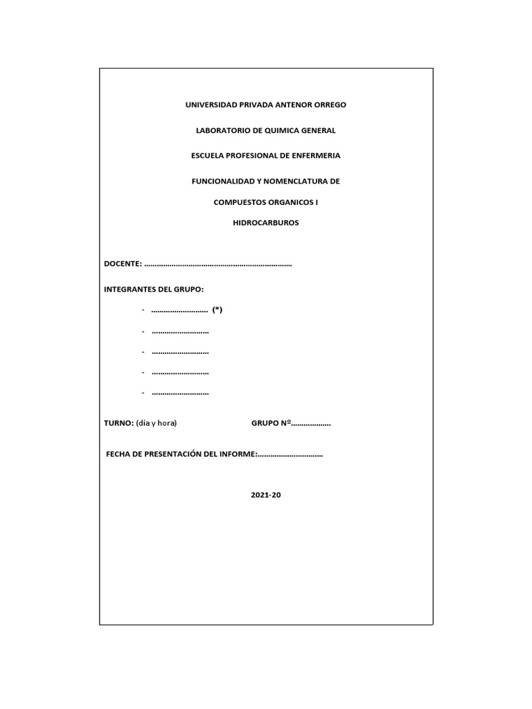 Sem-10-Practica Nomenclarura Hidrocarburos | Descargar gratis PDF | Alcano | Hidrocarburos