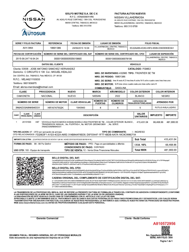 Ejemplo Sentra | PDF