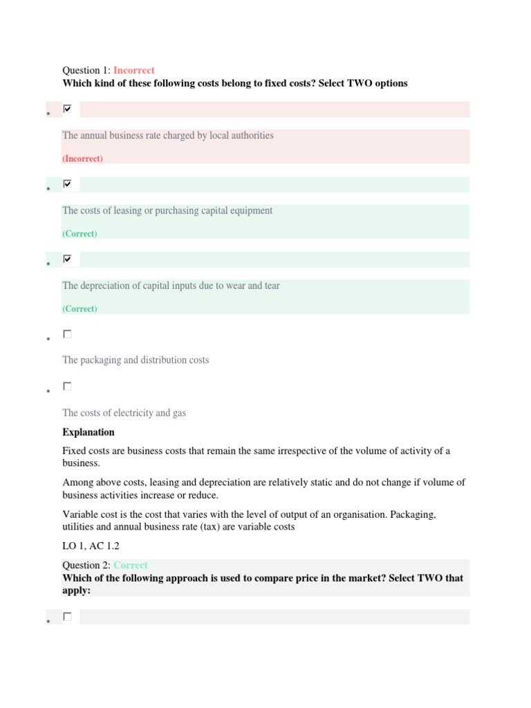 L4M2 Udemy Rev Question 3 | PDF | Procurement | Internal Rate Of Return