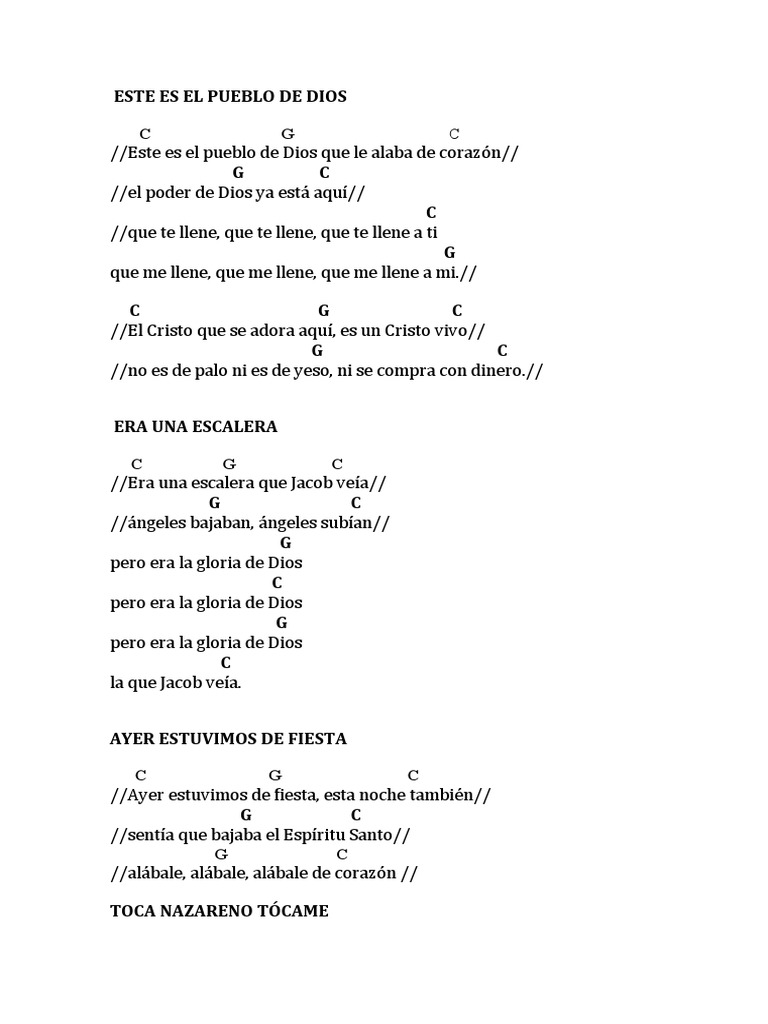 Coros Con Acordes | PDF | Cristo (título) | Creencia religiosa y doctrina