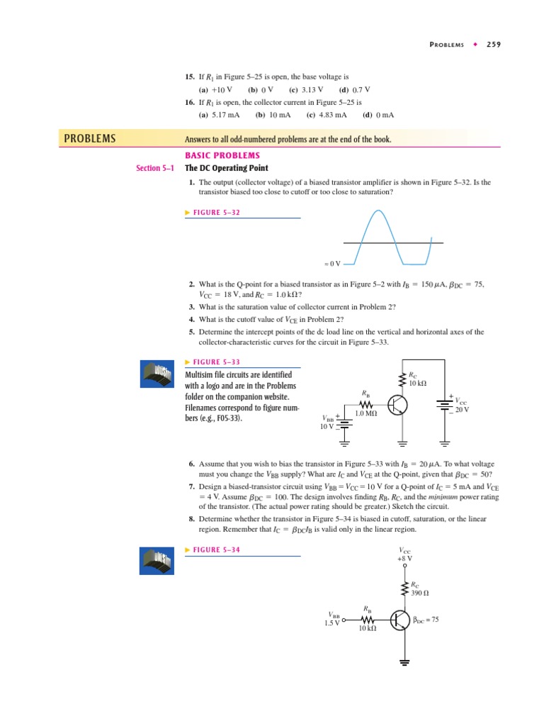 Analysis of Transistor Biasing Circuits and Operating Points | PDF | Bipolar Junction Transistor ...