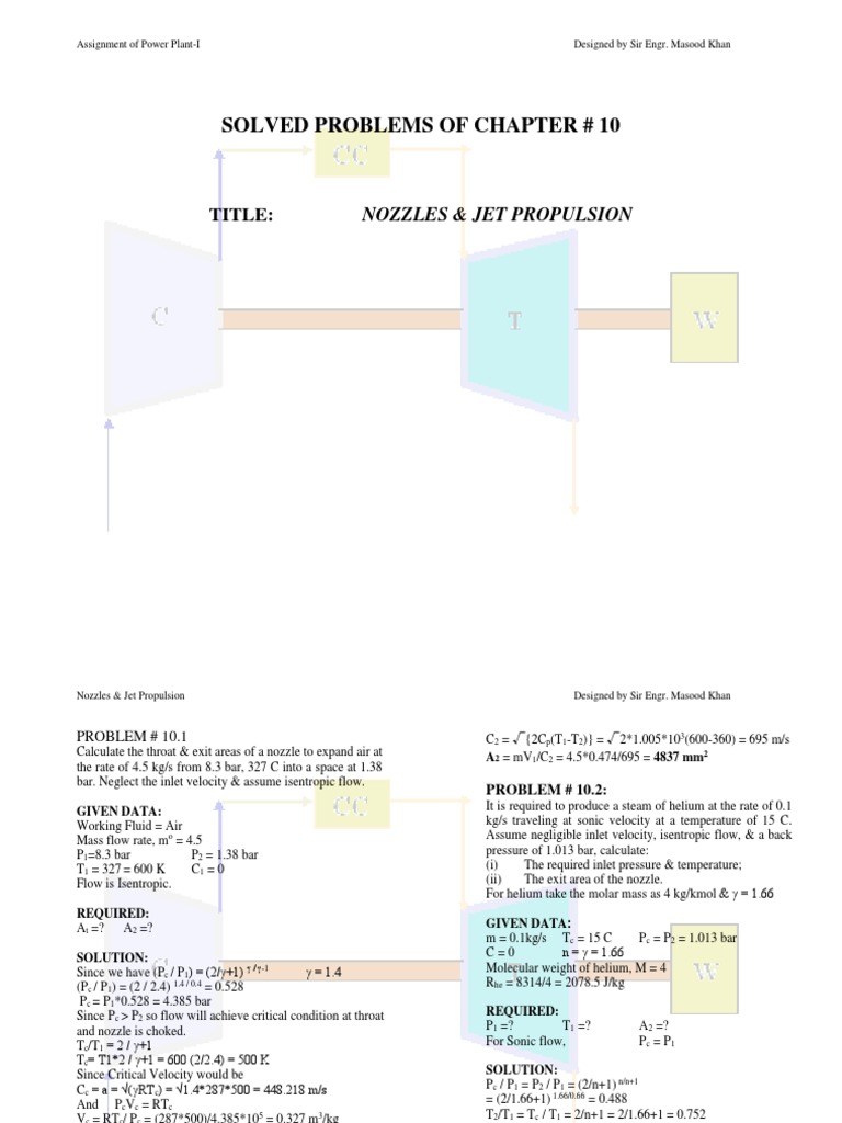 Chapter 10 Solution Manual | PDF | Jet Engine | Machines