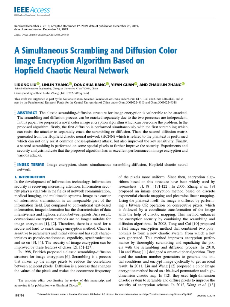 A Simultaneous Scrambling and Diffusion Color Image Encryption ...