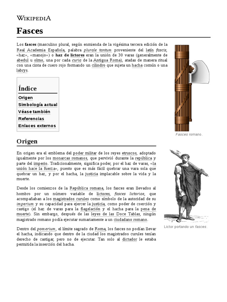 Fasces | PDF | Los símbolos