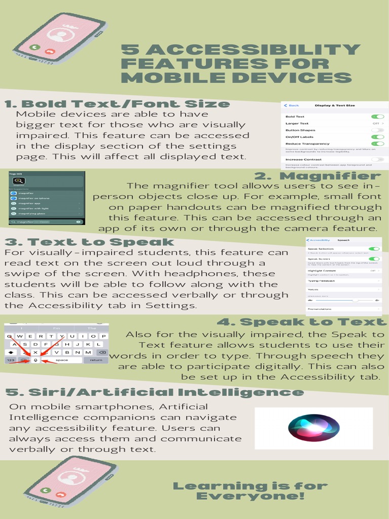 Green Pink Unplugged Offline Tech Life Tips List Infographic | PDF