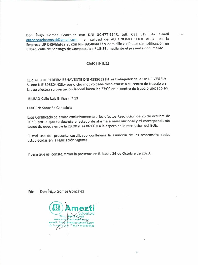 Certificado Albert 2 | PDF