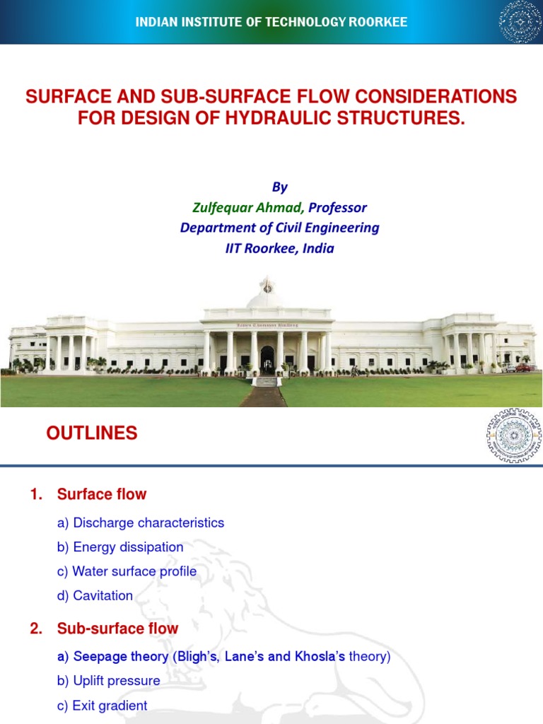 6-Surface and Subsurface Flow | PDF | Soil Mechanics | Civil Engineering