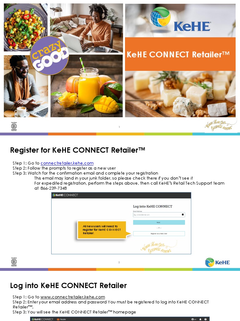 KeHE CONNECT Retailer Reference Guide June 2022 | PDF | Software ...