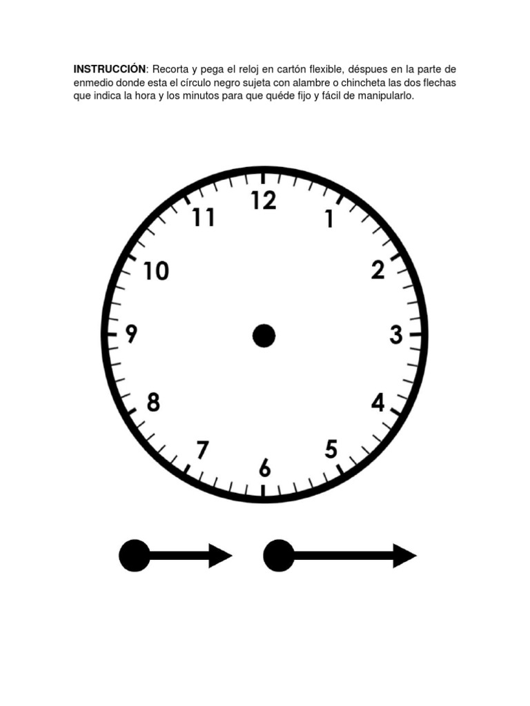 Elaborar Un Reloj | PDF