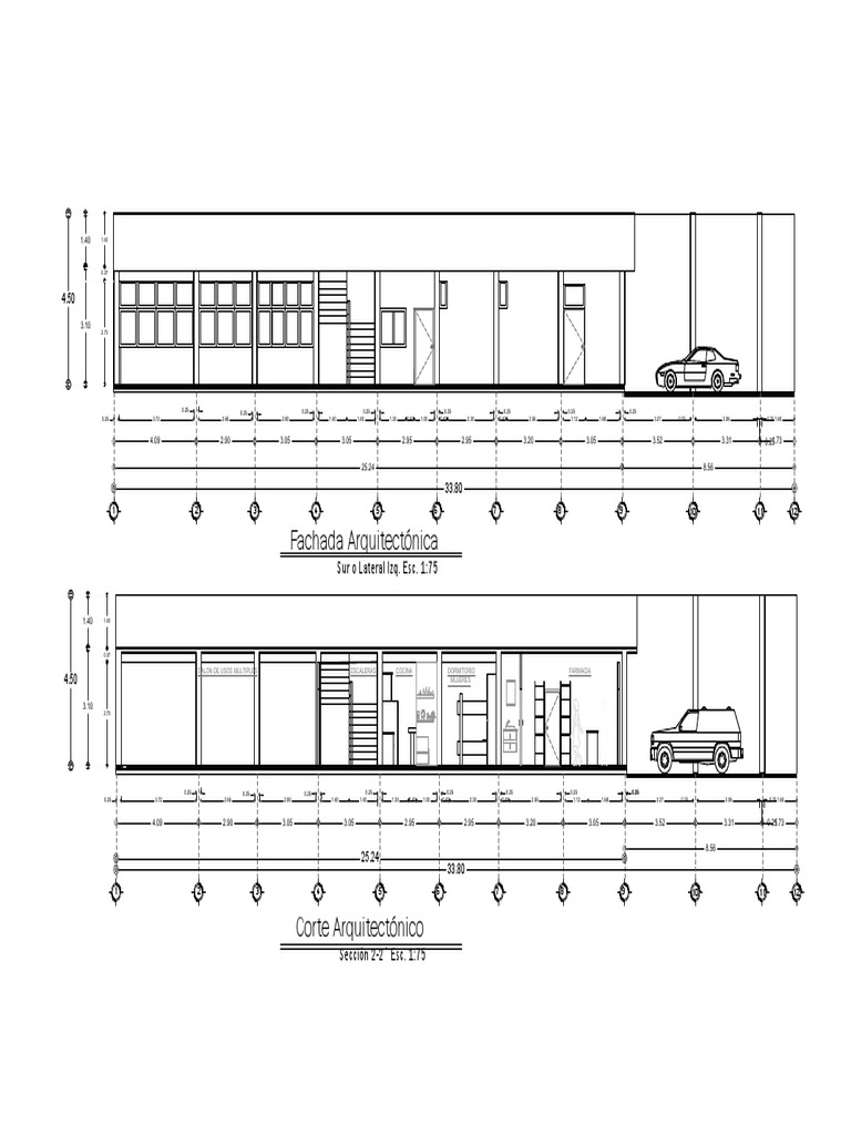 Datos De Medidas Y Secciones Arquitectónicas Pdf