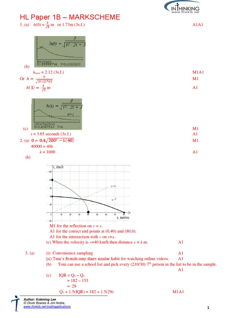 Inthinking - AI HL Paper 1 Soln | PDF | Applied Mathematics | Applied ...