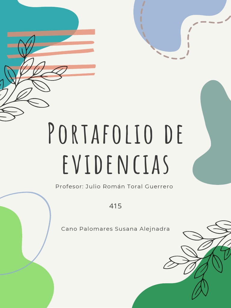 Portafolio de Evidencias | PDF