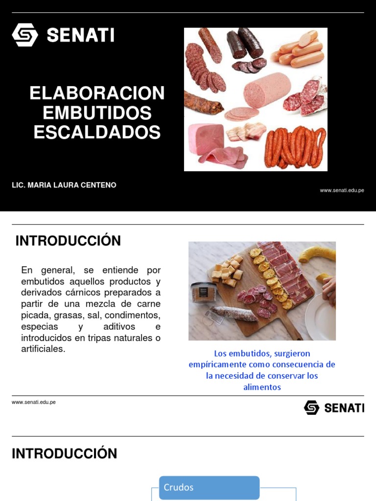 Proceso de Elaboración de Embutidos Escaldados | PDF